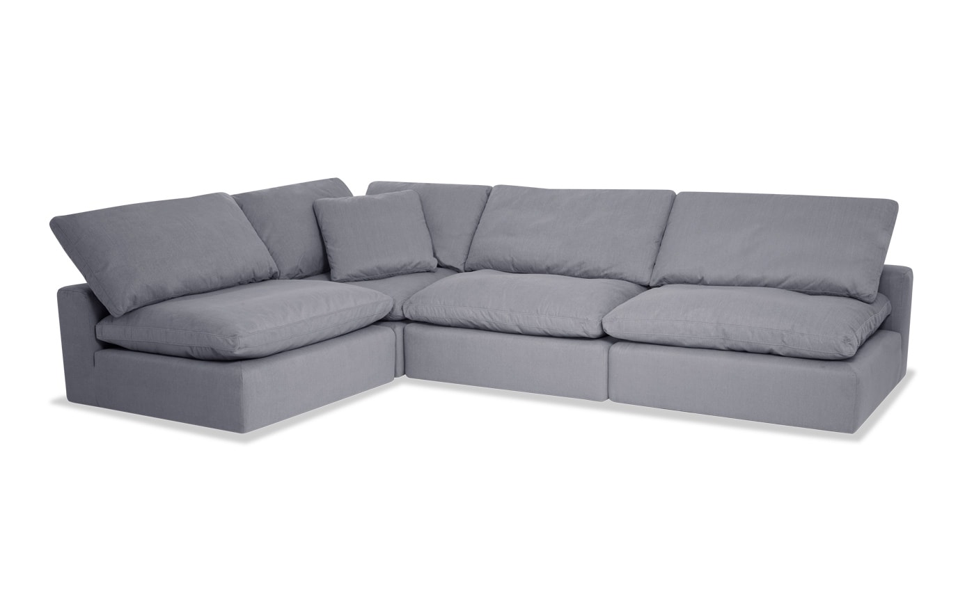 Dream Gray Modular 4 Piece Sectional | Bobs.com