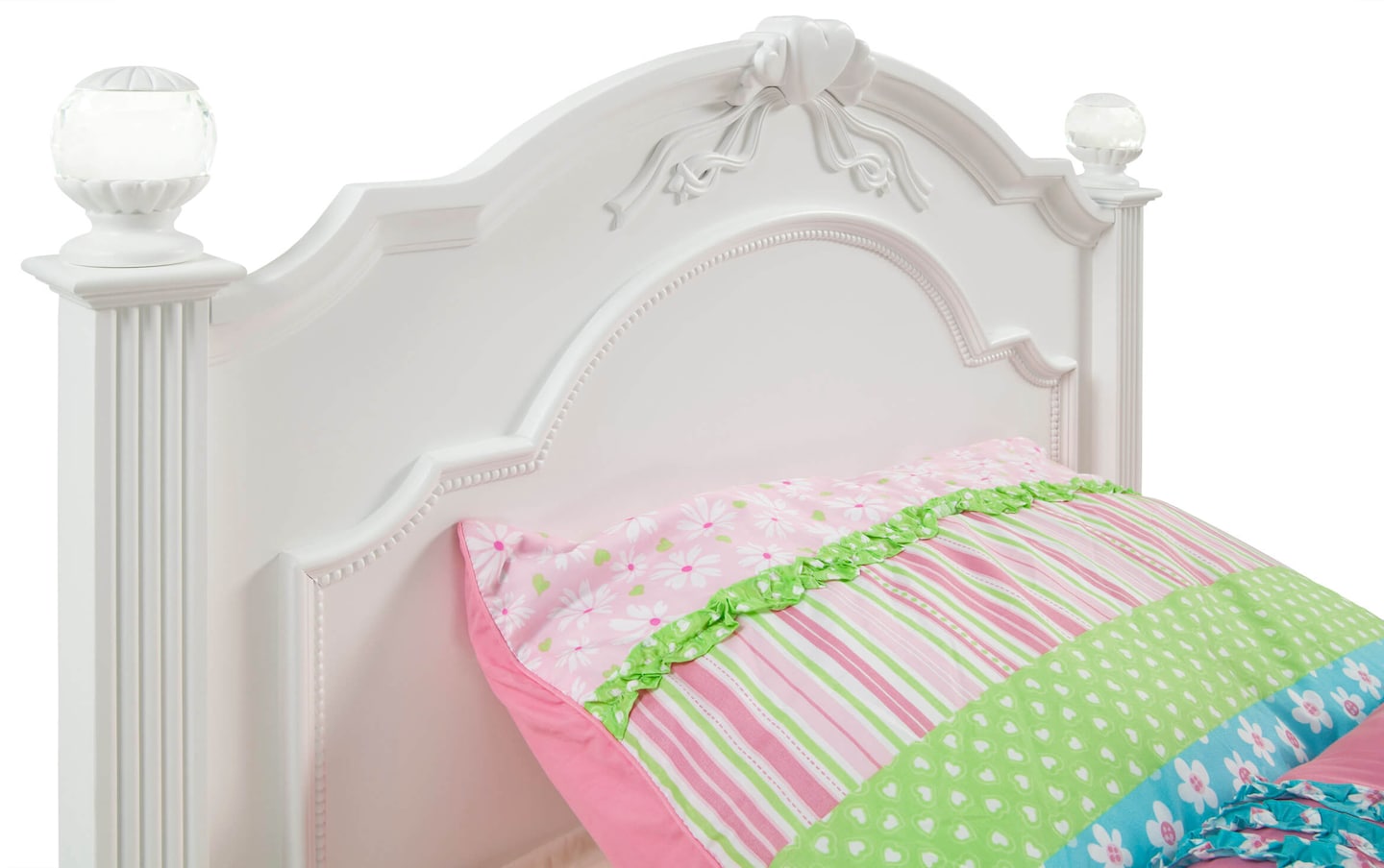 Madelyn Twin White Panel Bed Bob s Discount Furniture Mattress Store