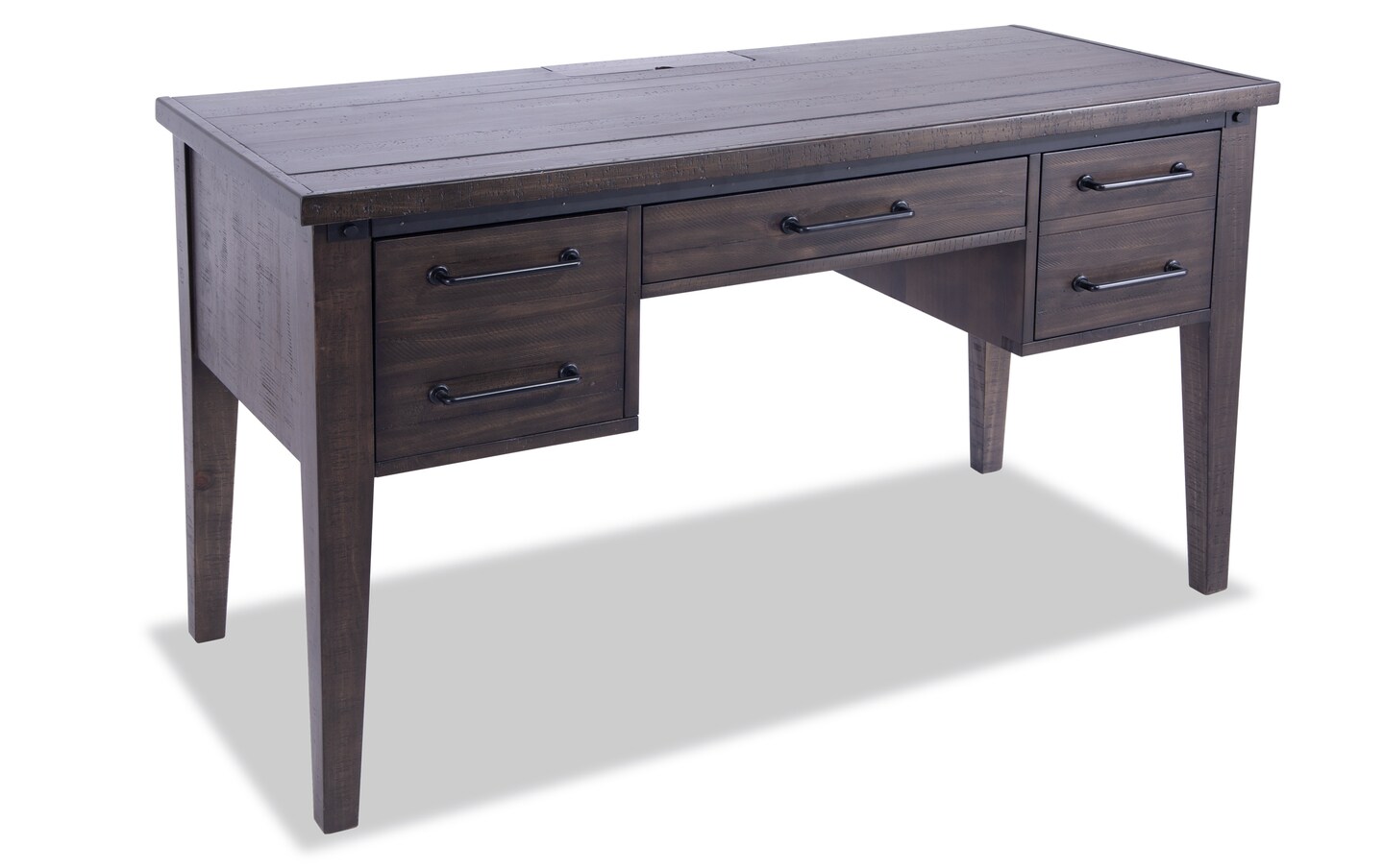 Montana Brown 3 Drawer Desk
