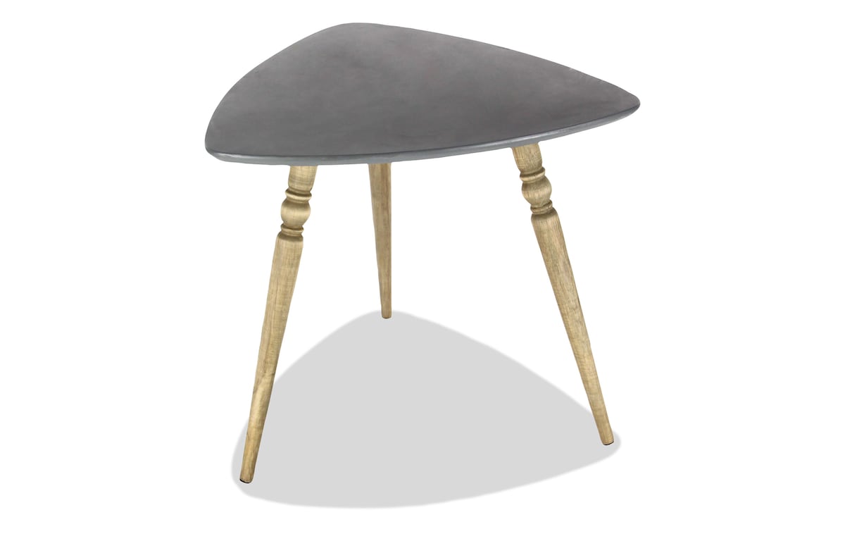 Triangle Shaped Wood Accent Table | Bob's Discount Furniture & Mattress ...