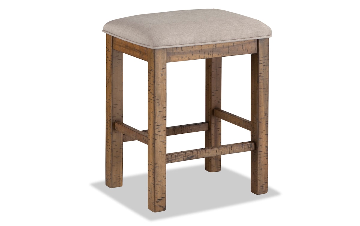 Sonoma Natural Backless Stool | natural_finish