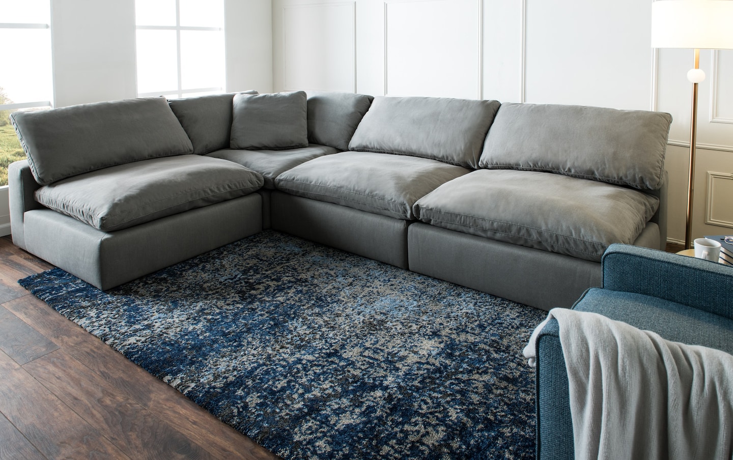 Bobs furniture living room store
