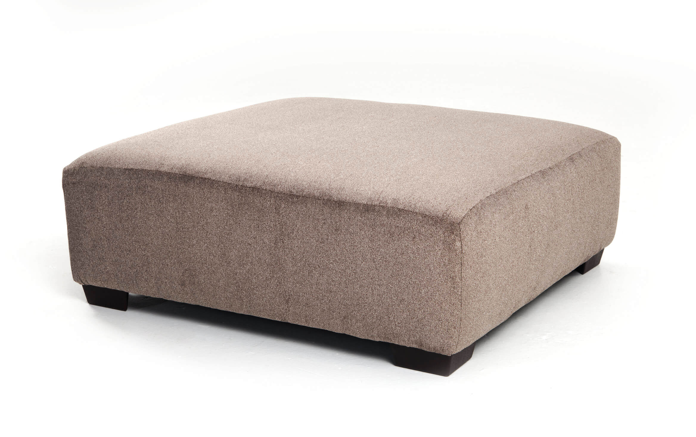 Luxe Gray Cocktail Ottoman | gray_color