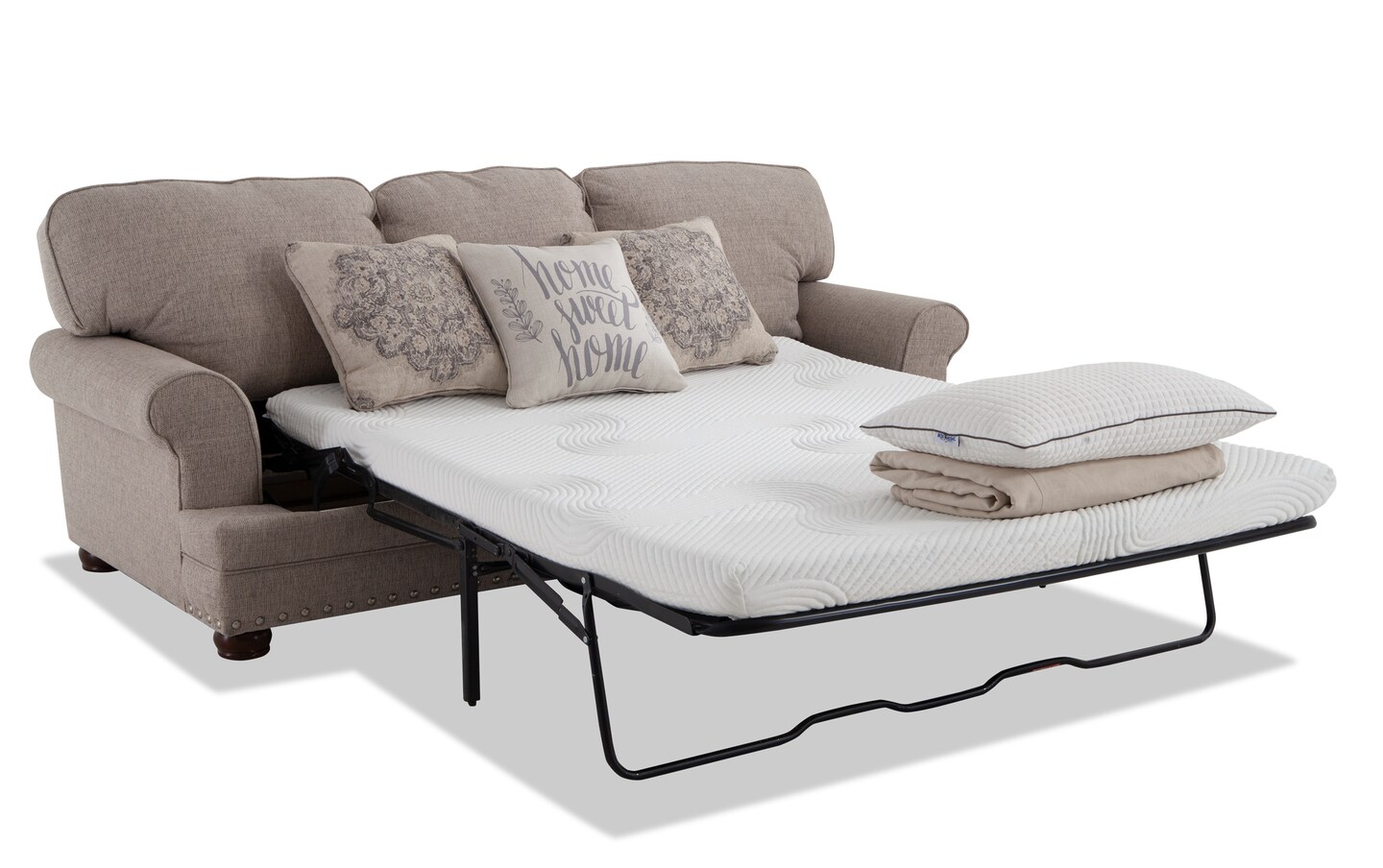 Charleston Beige 90 Queen Sleeper Sofa