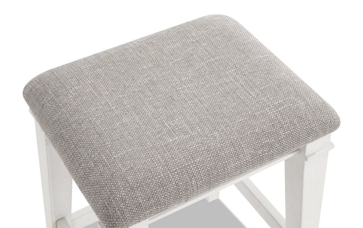 Montana White Kitchen Island Stool | white_finish