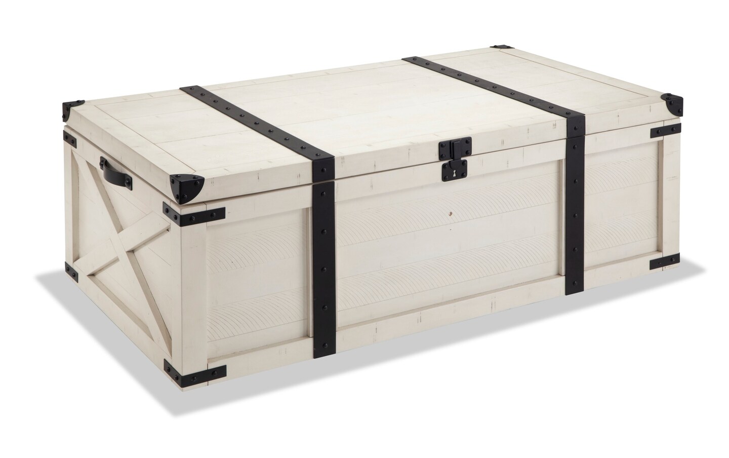 White trunk side table store