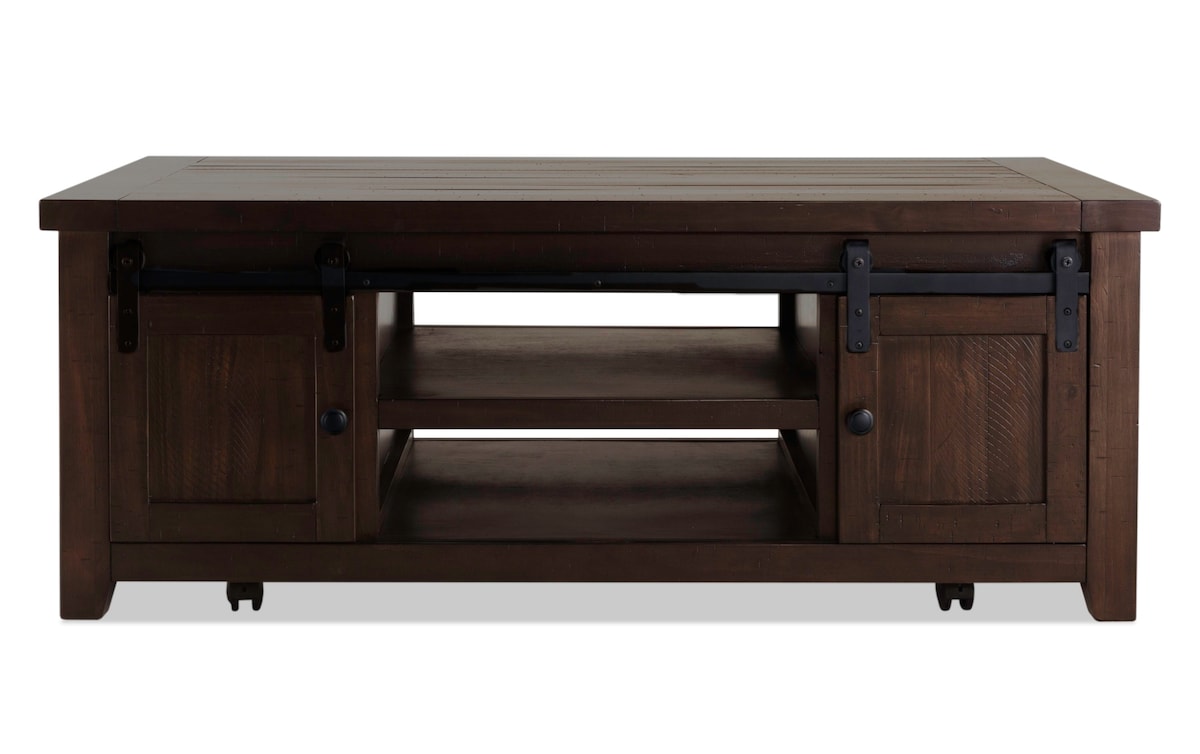 Montana 3 Piece Brown Coffee Table Set with 2 End Tables | brown_finish
