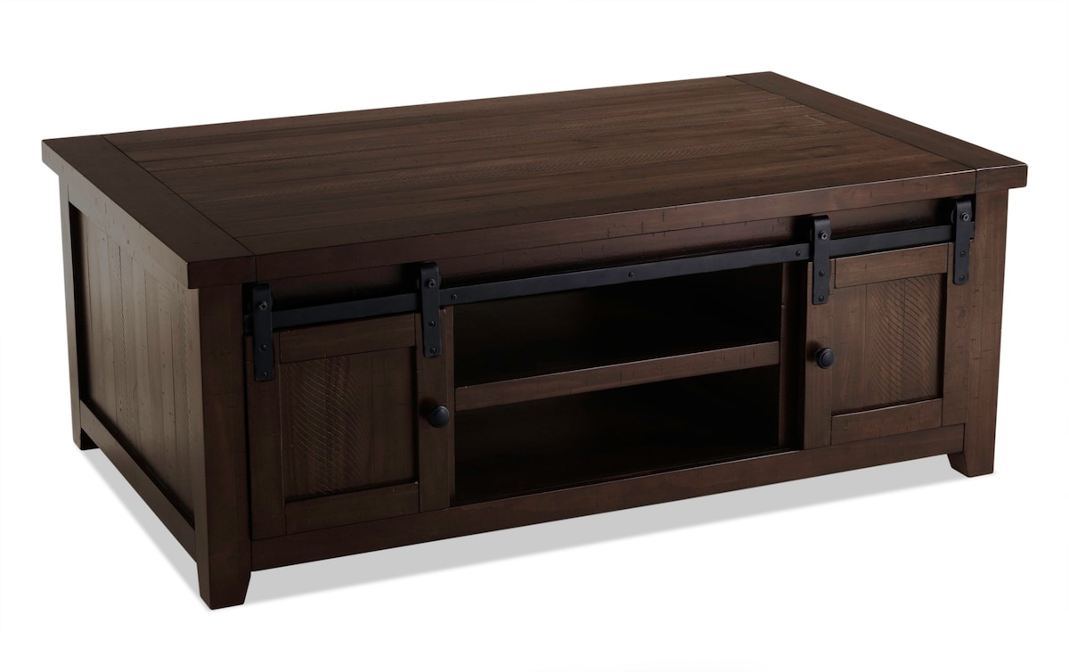 Montana 3 Piece Brown Coffee Table Set with 2 End Tables | brown_finish