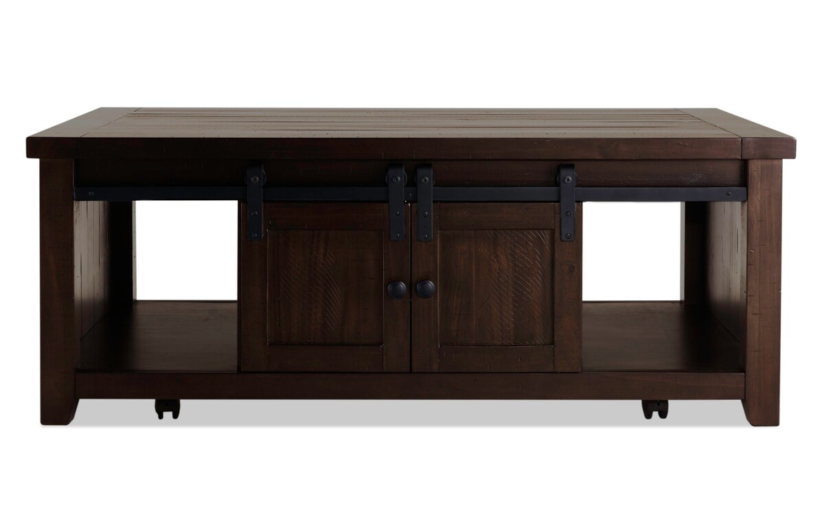 Montana 3 Piece Brown Coffee Table Set with 1 End Table and 1 Chairside ...