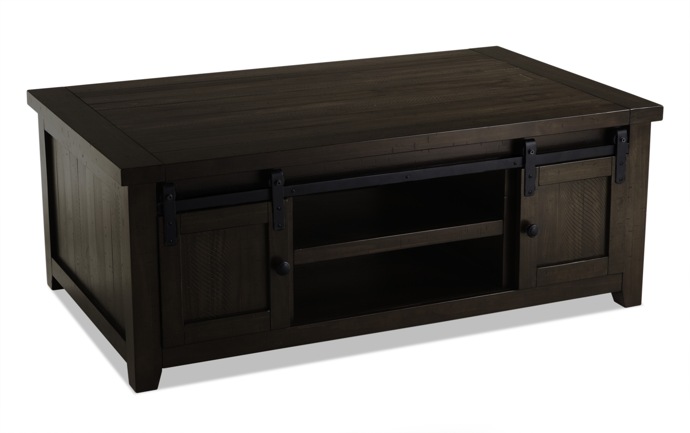 Montana 3 Piece Brown Coffee Table Set with 1 End Table and 1 Chairside ...