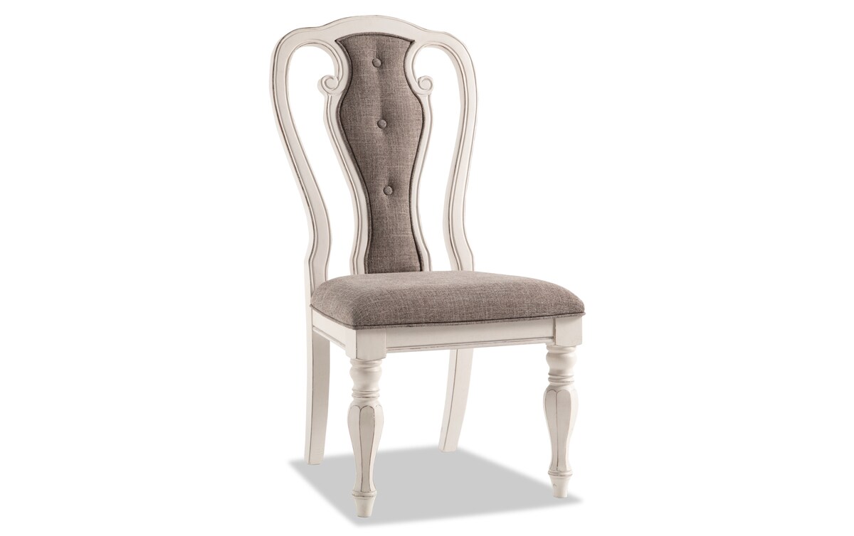 Scarlett Splat Back Side Chair | white_finish