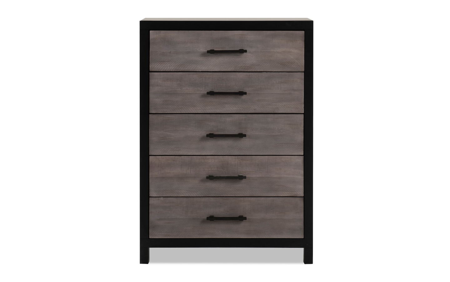 Fusion Black Gray 5 Drawer Lift Top Chest Bob s Discount Furniture Mattress Store