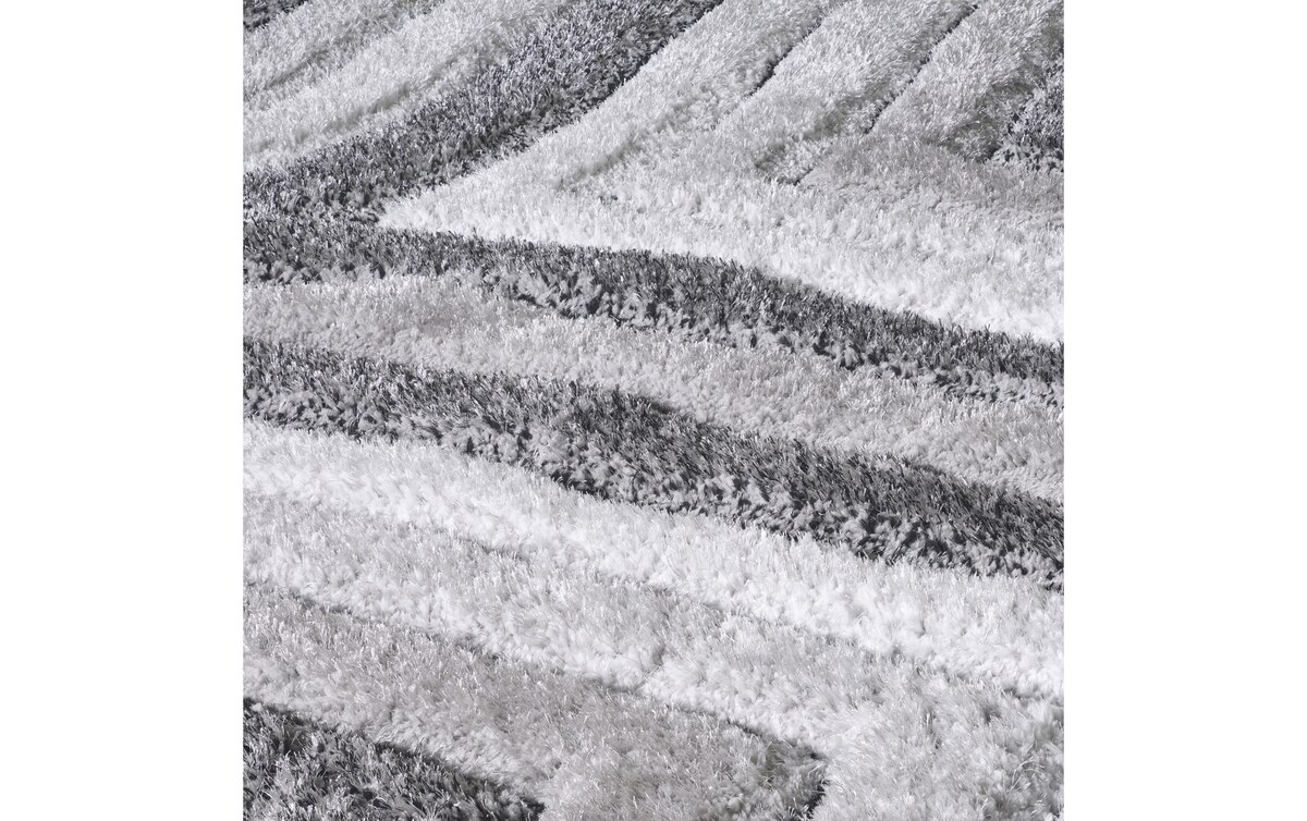 Gray Swirls 5' x 7'6'' Rug | 5-x-8