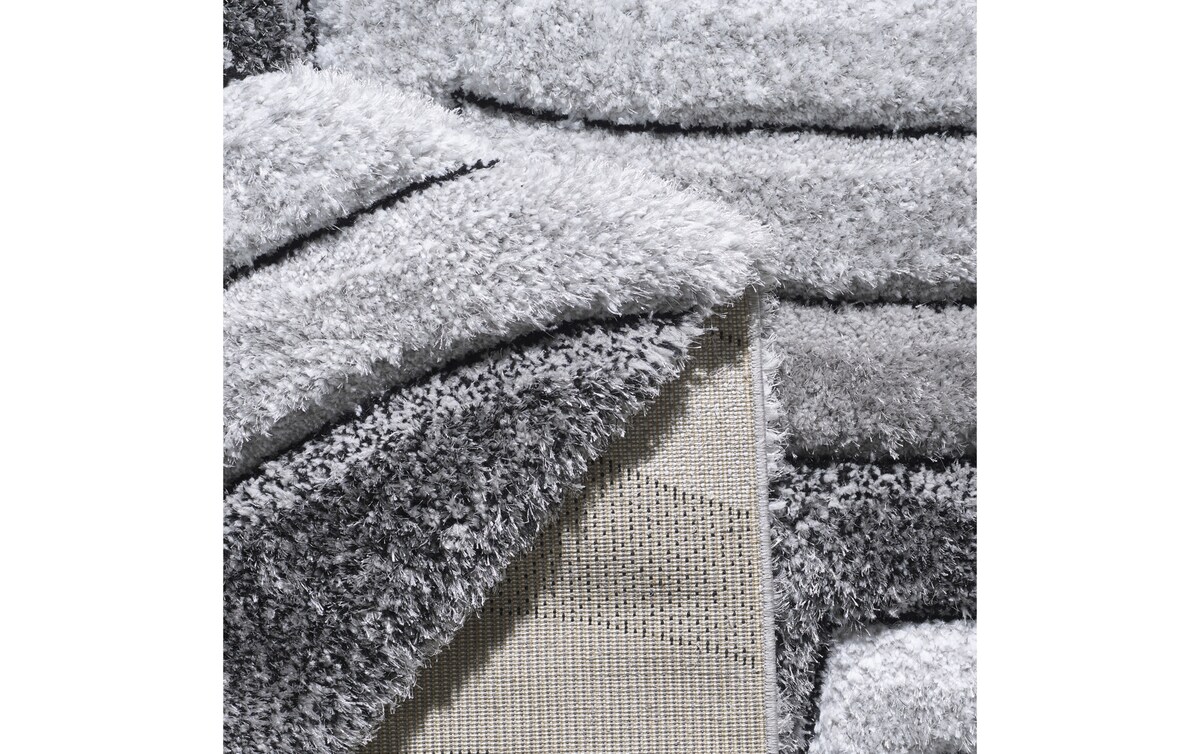 Gray Swirls 5' x 7'6'' Rug | 5-x-8