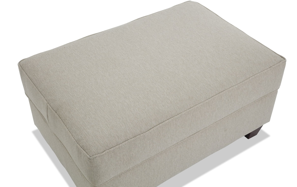 Laurel Beige Storage Ottoman | beige_color | Bob's Discount Furniture ...