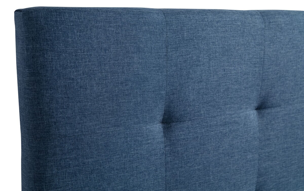 Aiden Full Blue Upholstered Bed | blue_color