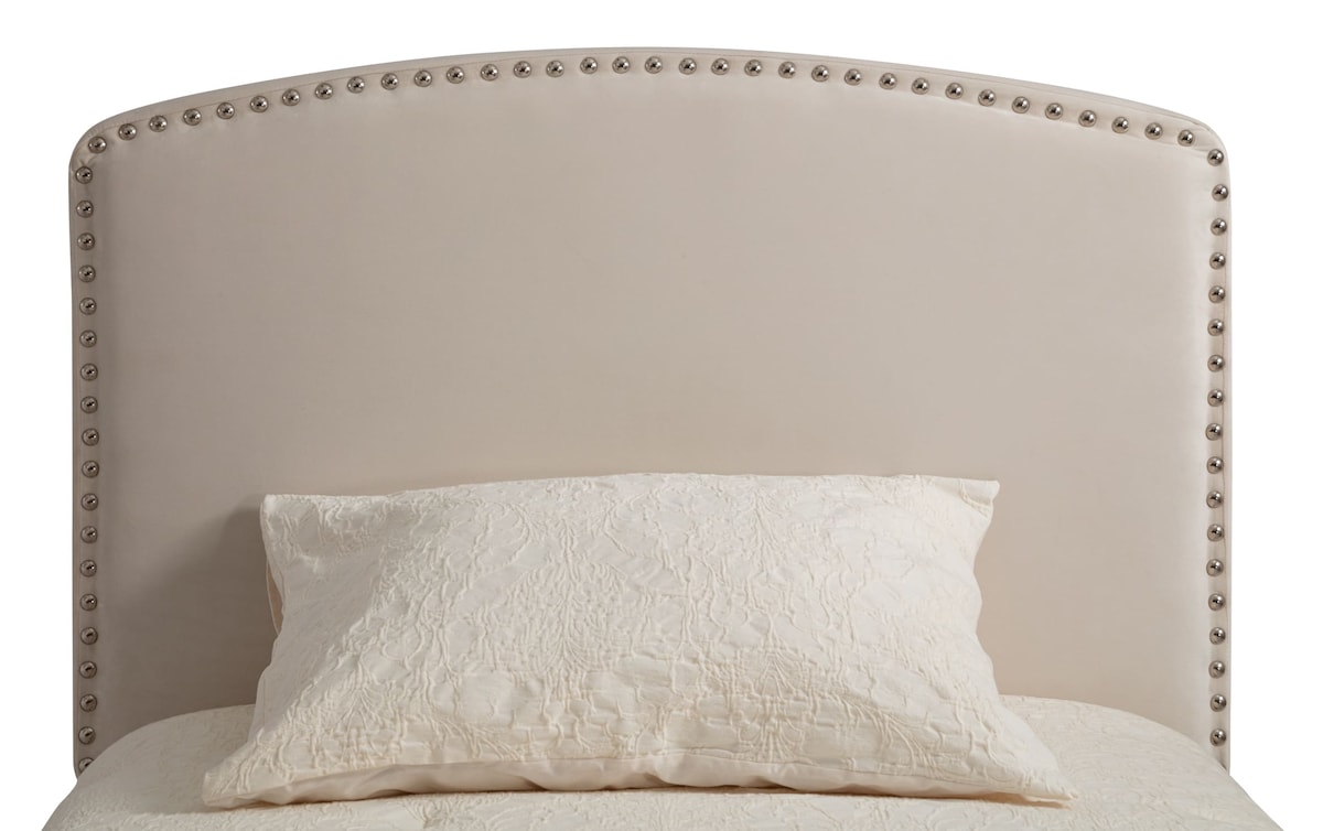 Isabella Full Beige Upholstered Bed | beige_color