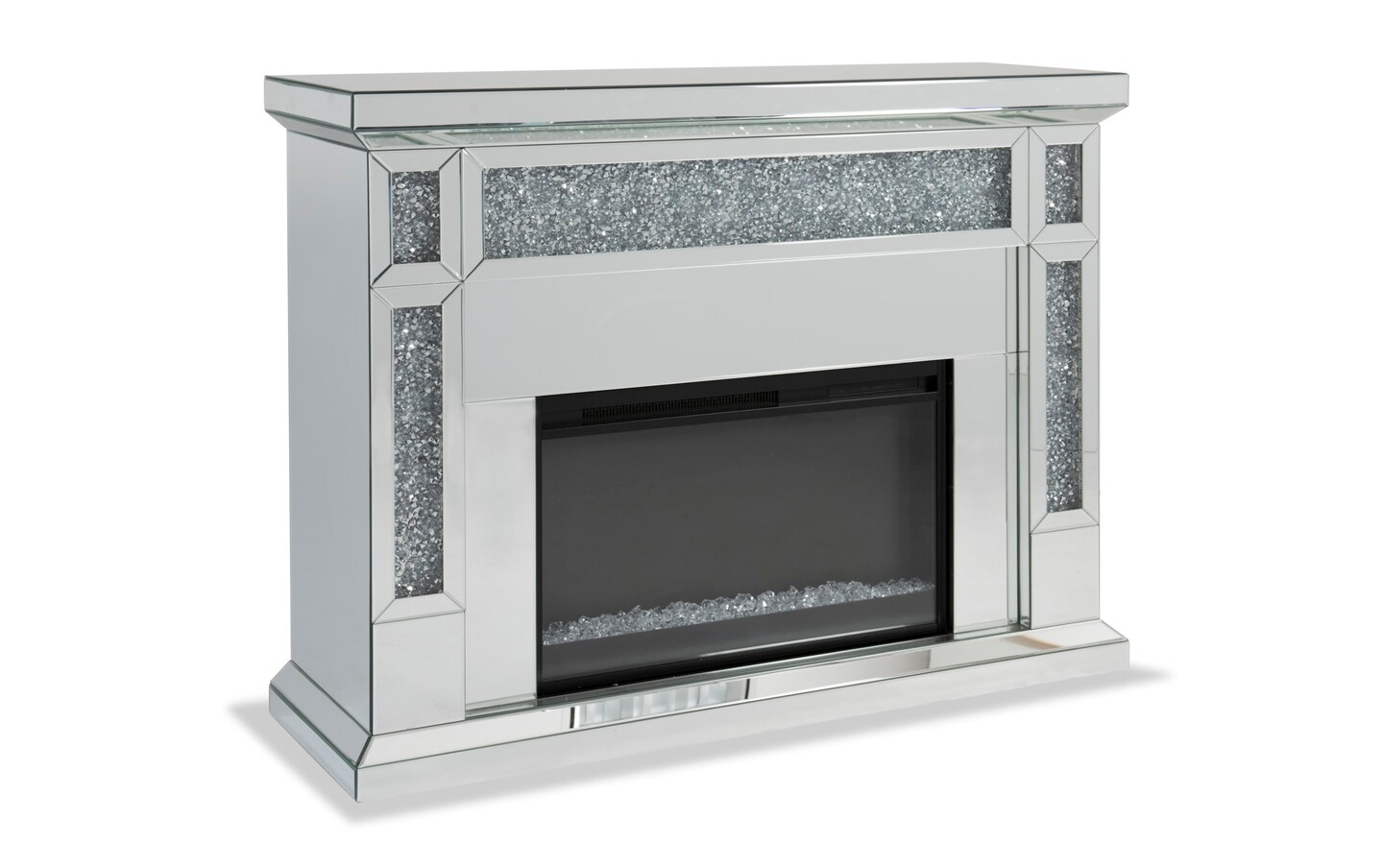 Bob's discount furniture tv stand with fireplace store