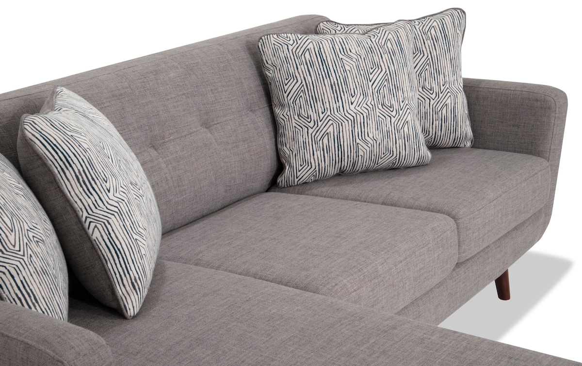 Bettie Steel Gray Chofa, Chair & Storage Ottoman | gray_color