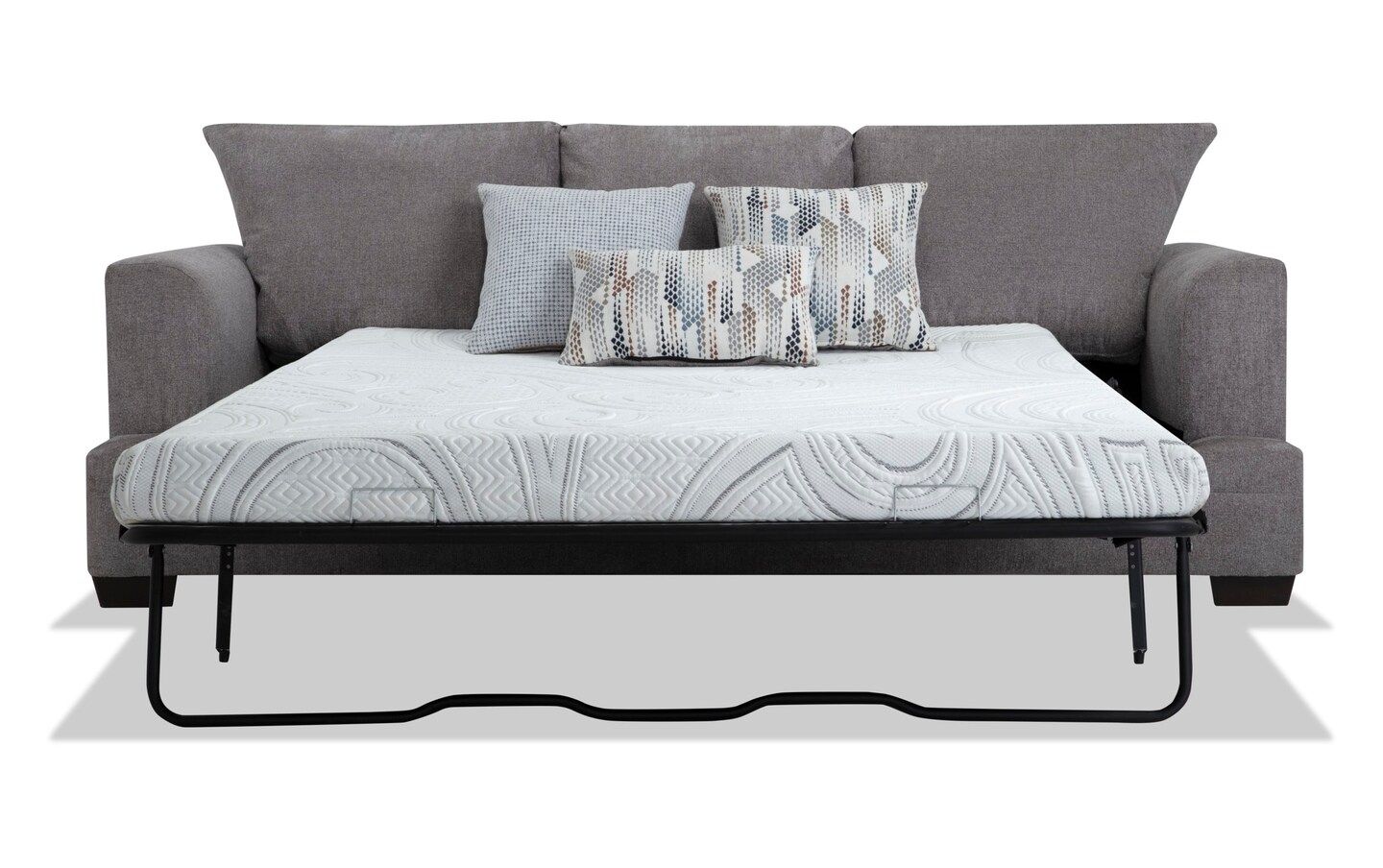 Miranda Gray 92 Queen Cooling Sleeper Sofa Chair Ottoman Bob s Discount Furniture Mattress Store