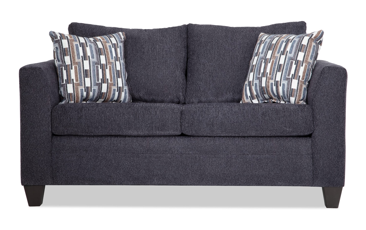 Stevie Charcoal 65 Loveseat Bob s Discount Furniture Mattress Store