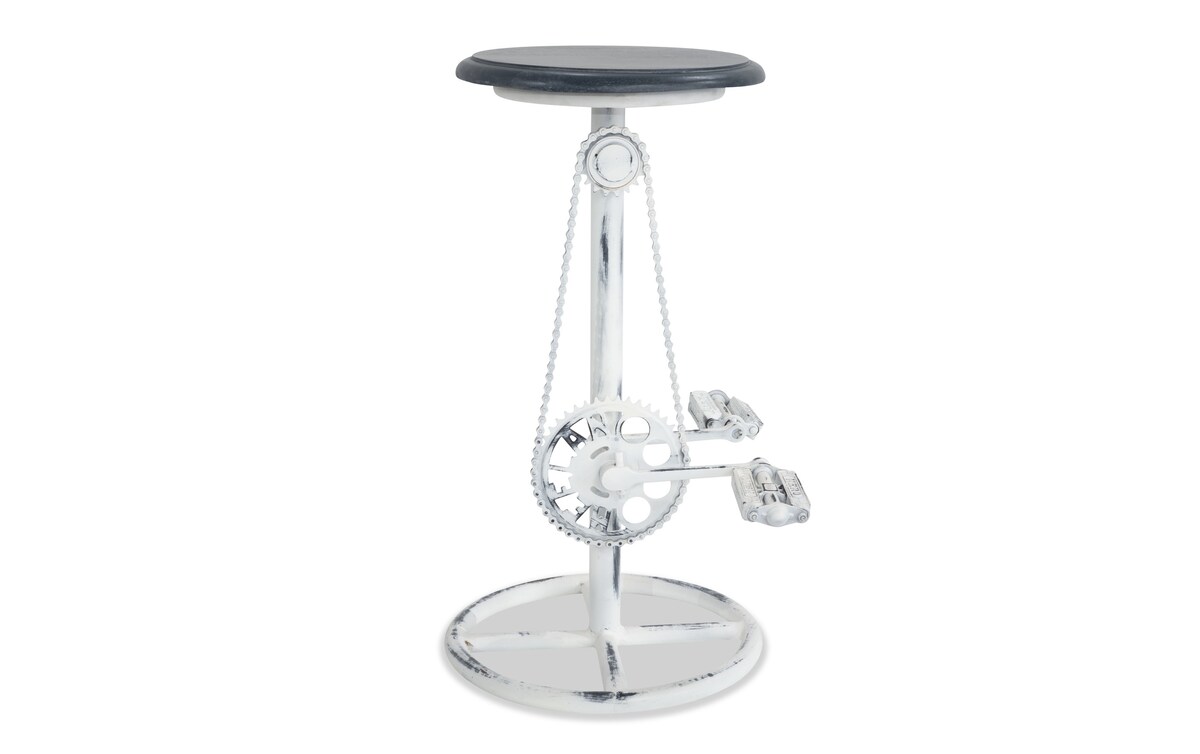 White Bike Bar Stool | white_finish | Bob's Discount Furniture ...
