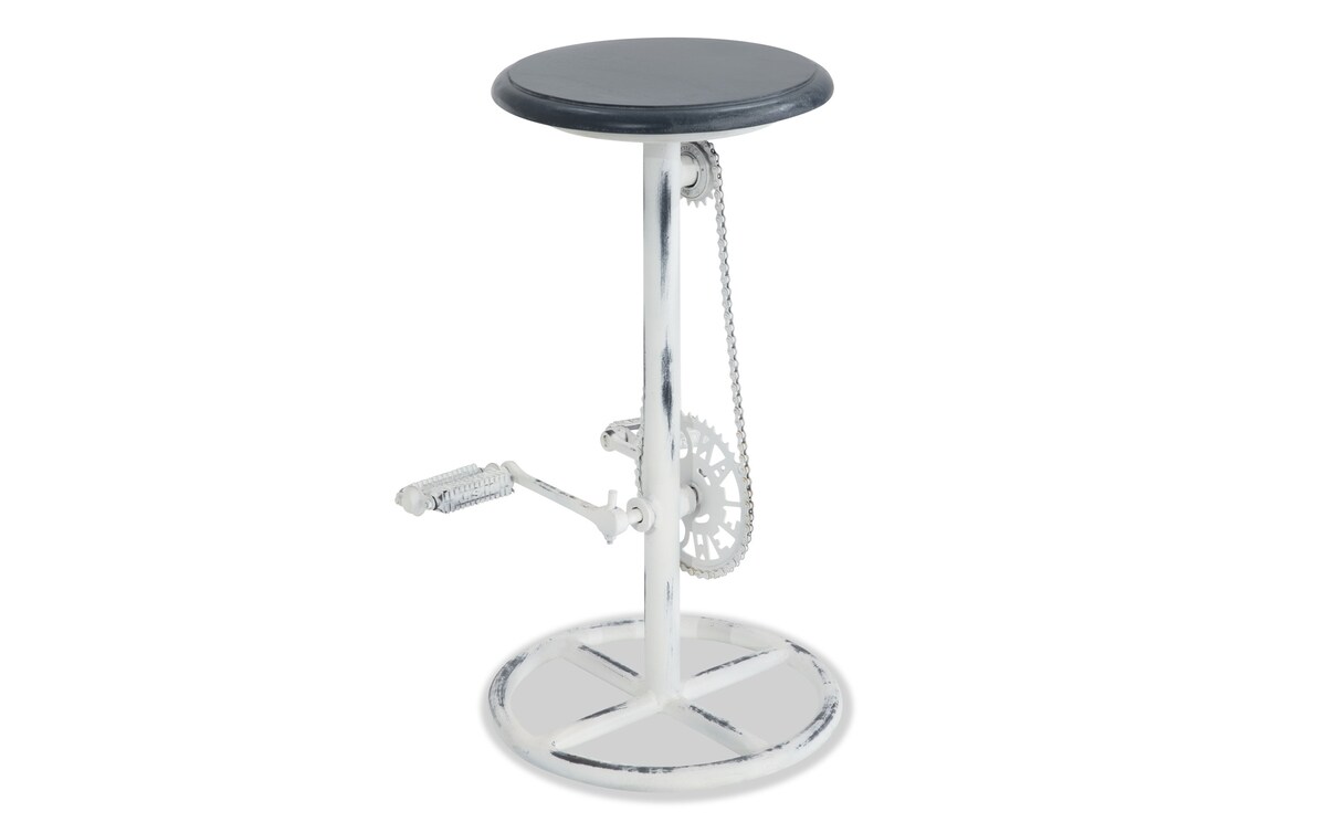White Bike Bar Stool | white_finish | Bob's Discount Furniture ...