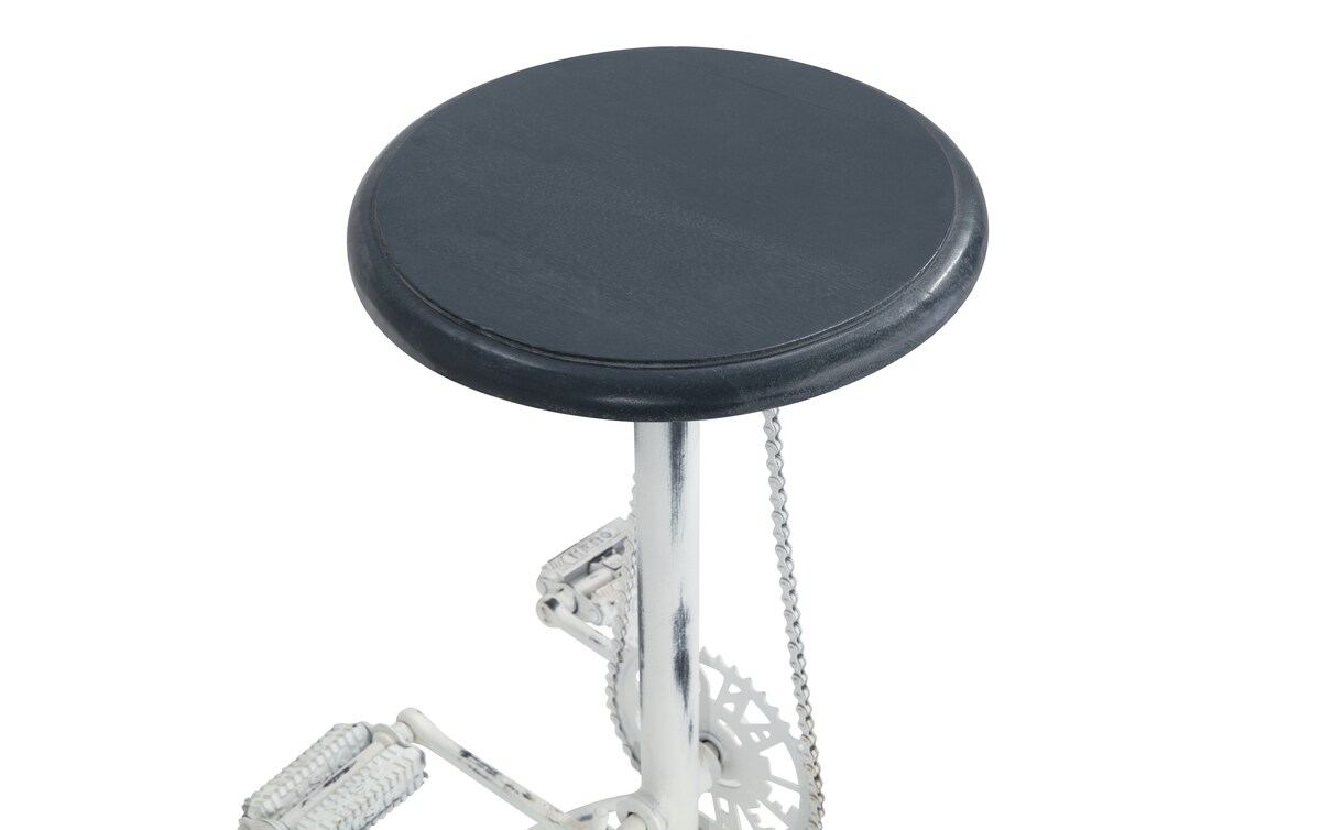 White Bike Bar Stool | white_finish | Bob's Discount Furniture ...