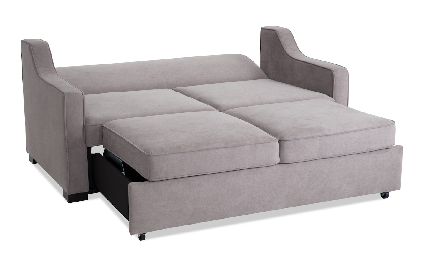 Bob O Pedic Gray 73 Pop Up Sleeper Sofa