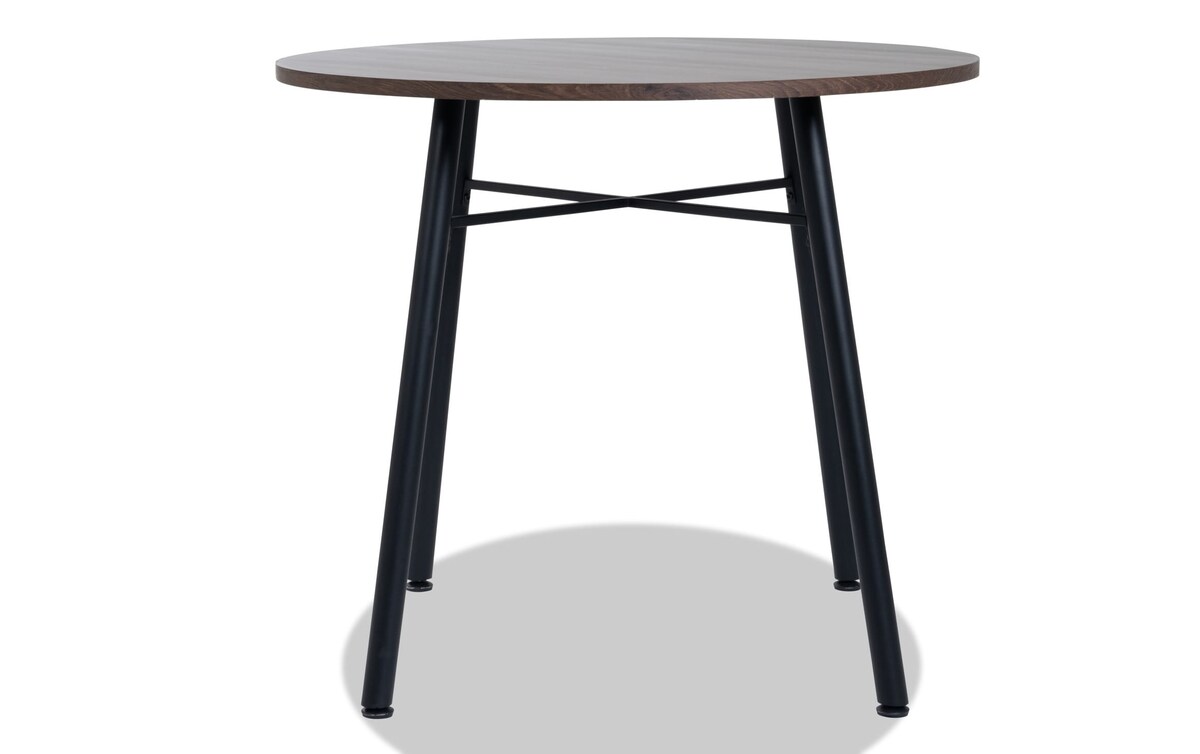 Loft Brown & Black Round Counter Height Dining Table | Bob's Discount ...