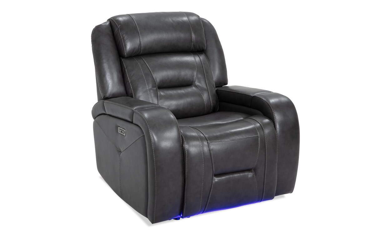 Galaxy Gray Power Recliner | gray_color | Bob's Discount Furniture & Mattress Stores