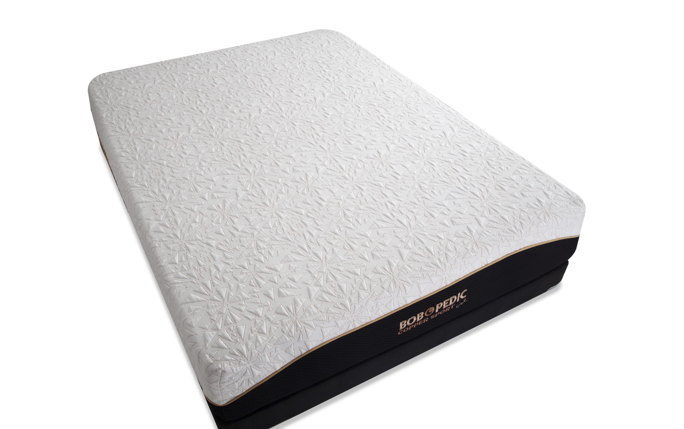 Bob-O-Pedic Copper Sport Gel Full Firm Low Profile Mattress Set | full ...