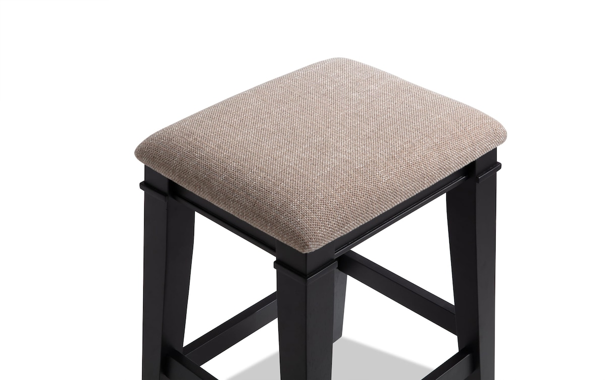 Montana Black Kitchen Island Stool | black_finish