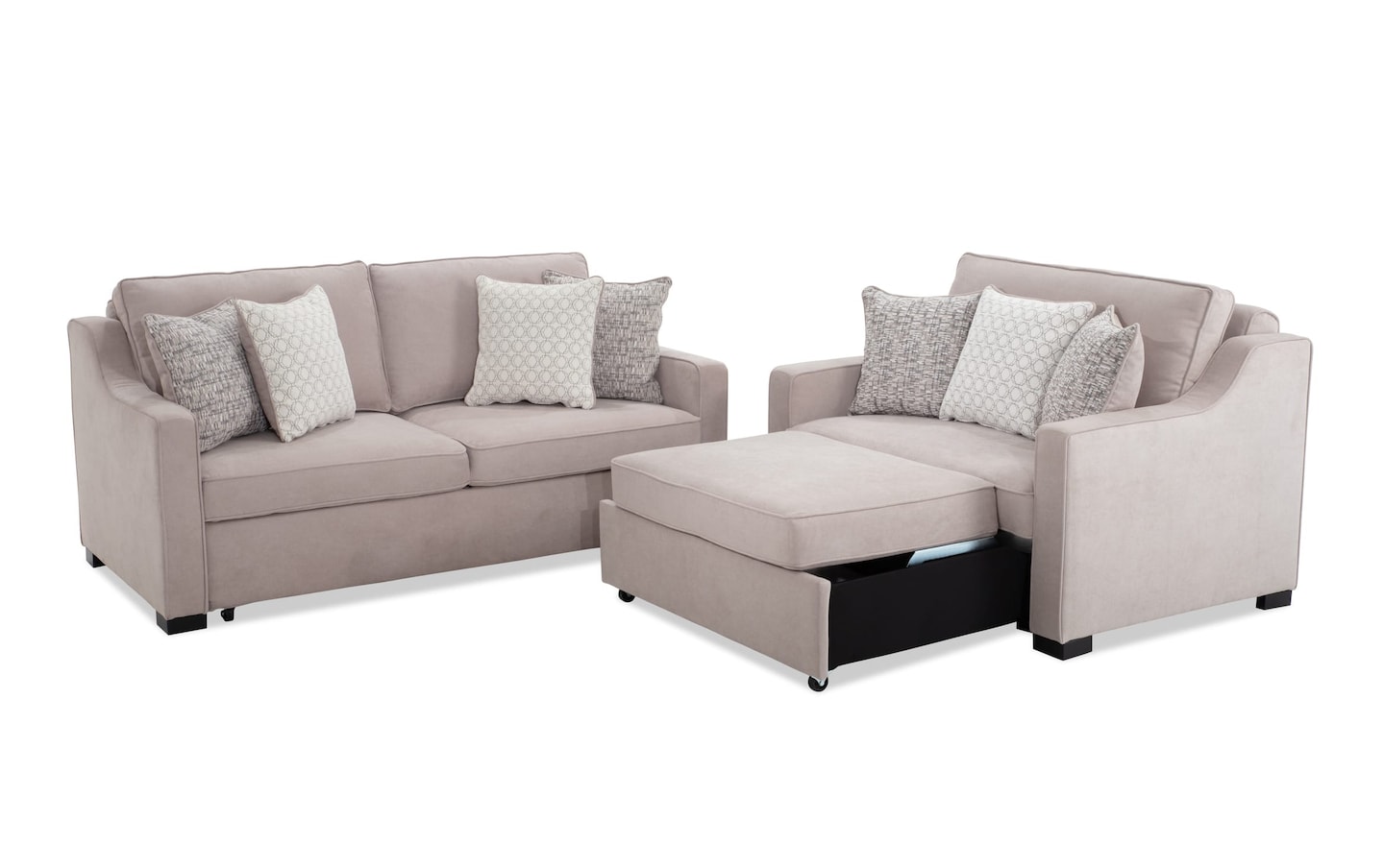 Bob's discount furniture pull out couch store