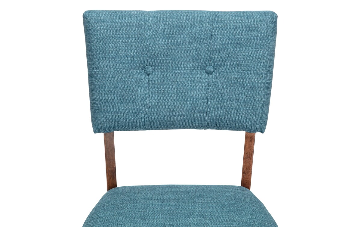 Bettie 6 Piece Dining Set with Teal Chairs and Teal Bench | teal_color