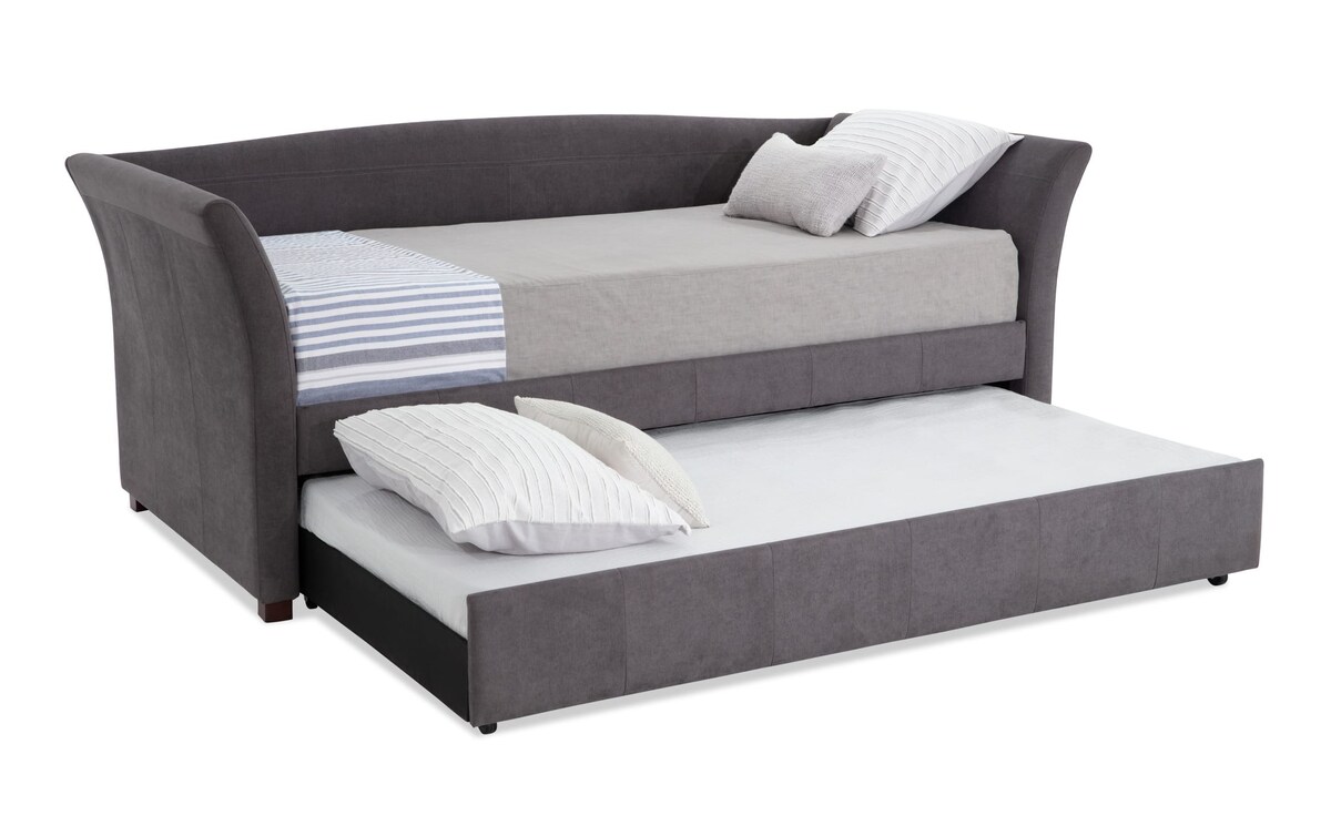 Chadwick Twin Gray Daybed with Trundle | gray_color