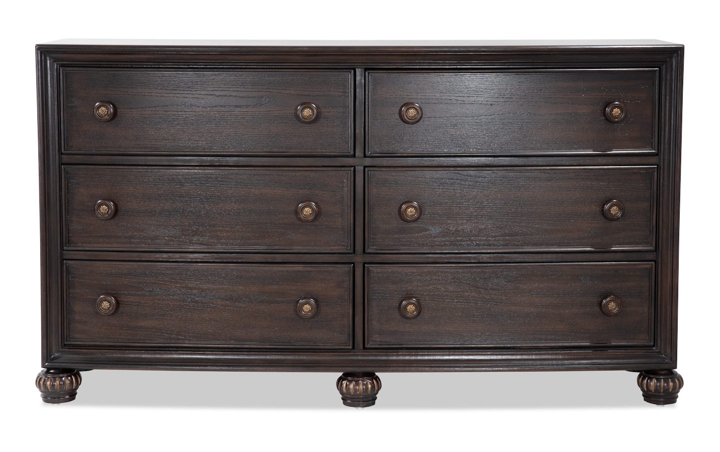 Regency Cherry 6 Drawer Dresser
