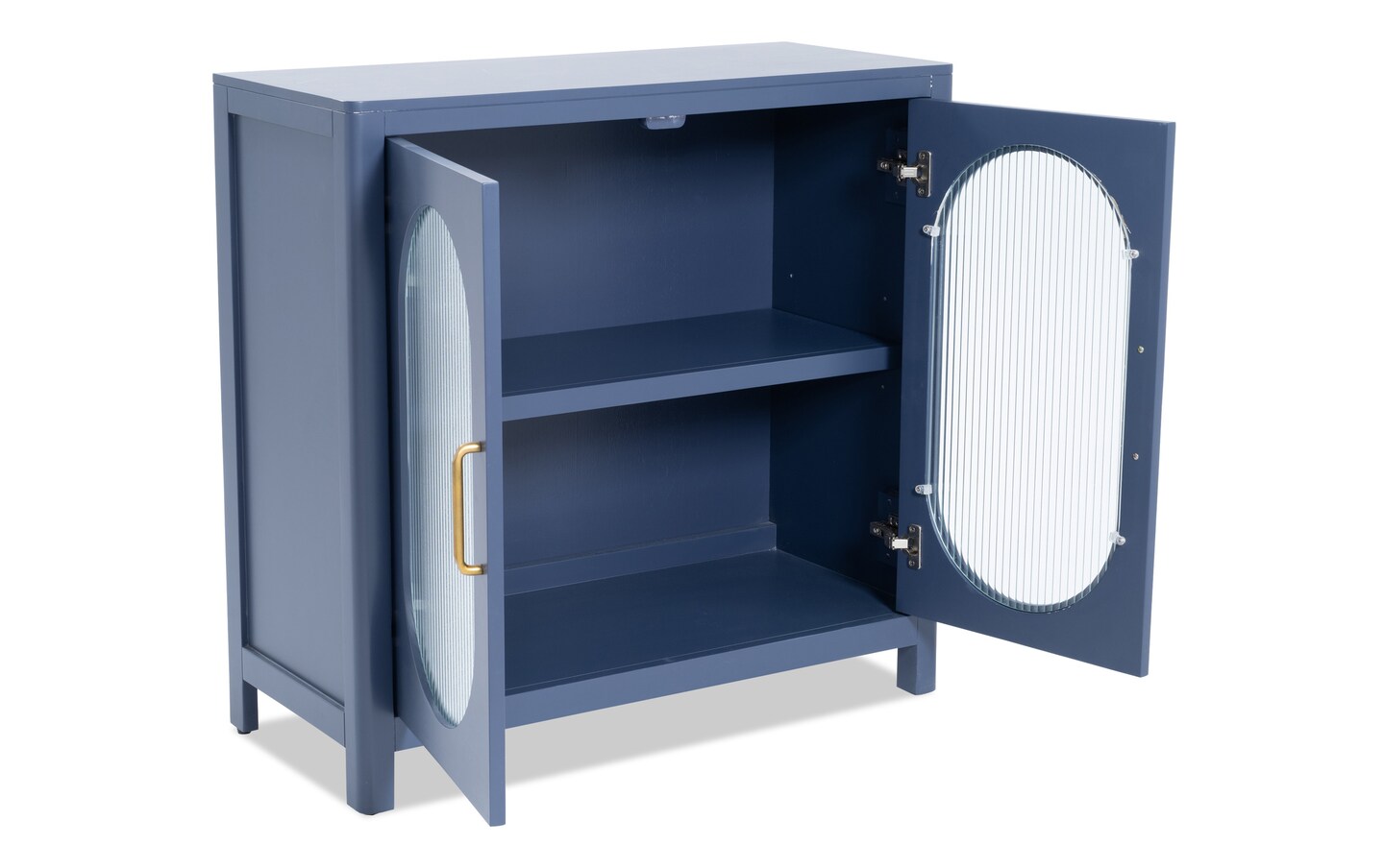 Quinn Navy 2 Door Cabinet