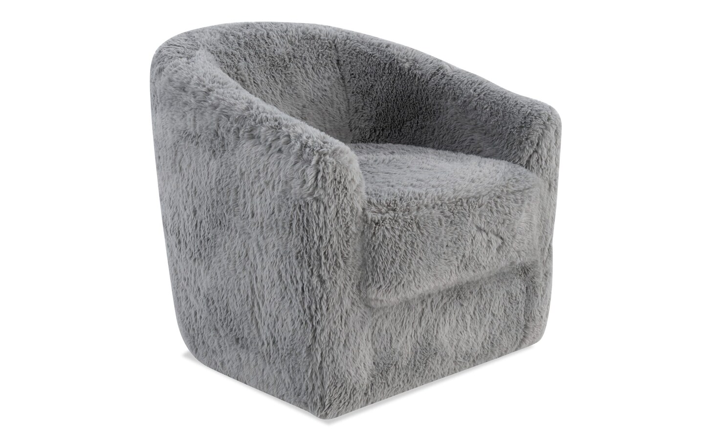 Brynn Gray Swivel Chair Bob s Discount Furniture Mattress Store