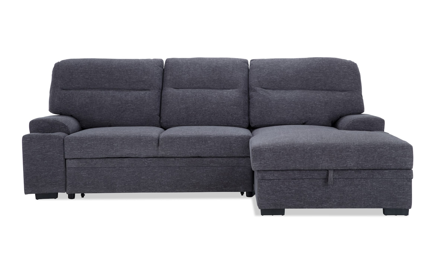 Halftime Gray 102 Right Arm Facing Chaise Sectional Bob s Discount Furniture Mattress Store