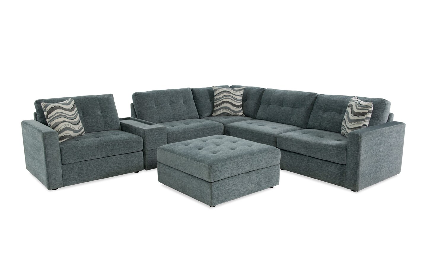 The brick izzy 4 piece sectional store