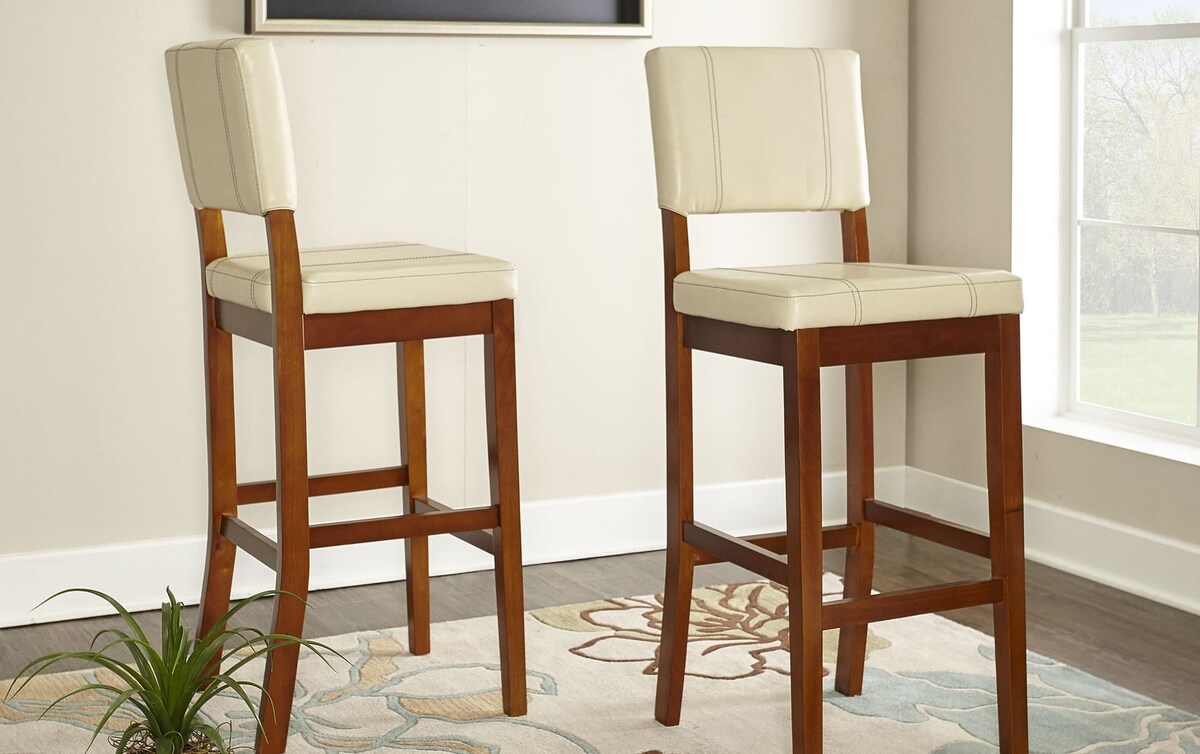 Naples Cream Bar Stool | bar-height