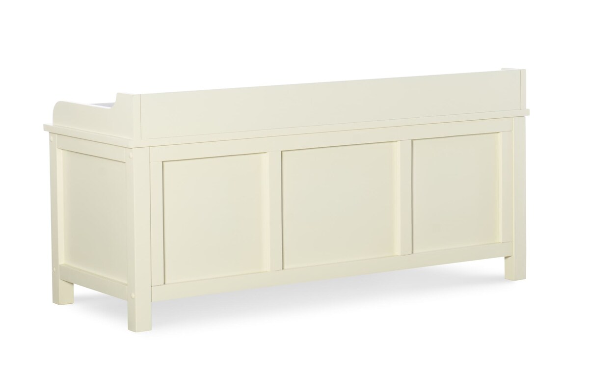 June Ivory Storage Bench | ivory_finish