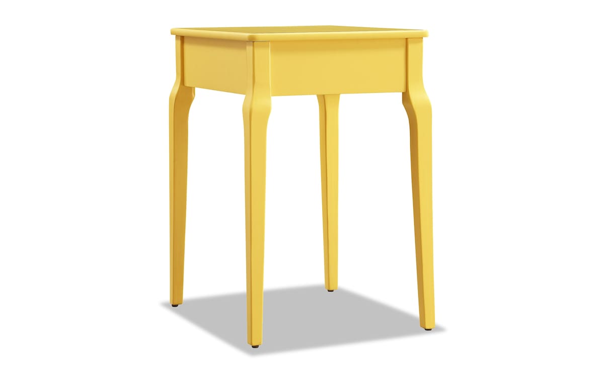 Hudson Banana Yellow Side Table | yellow_finish