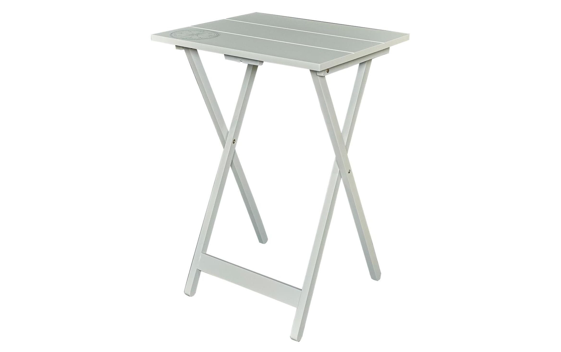 Compass Gray Tray Table Set | gray_finish