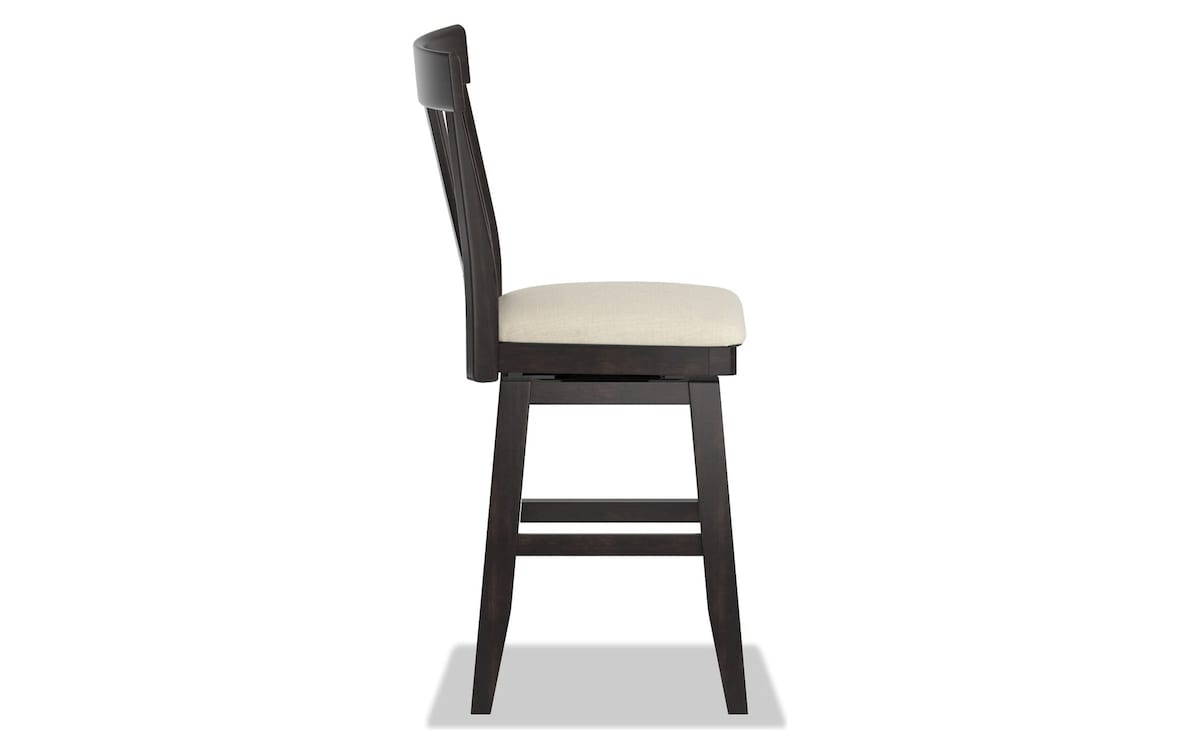 Olla Black Swivel Counter Stool | counter-height