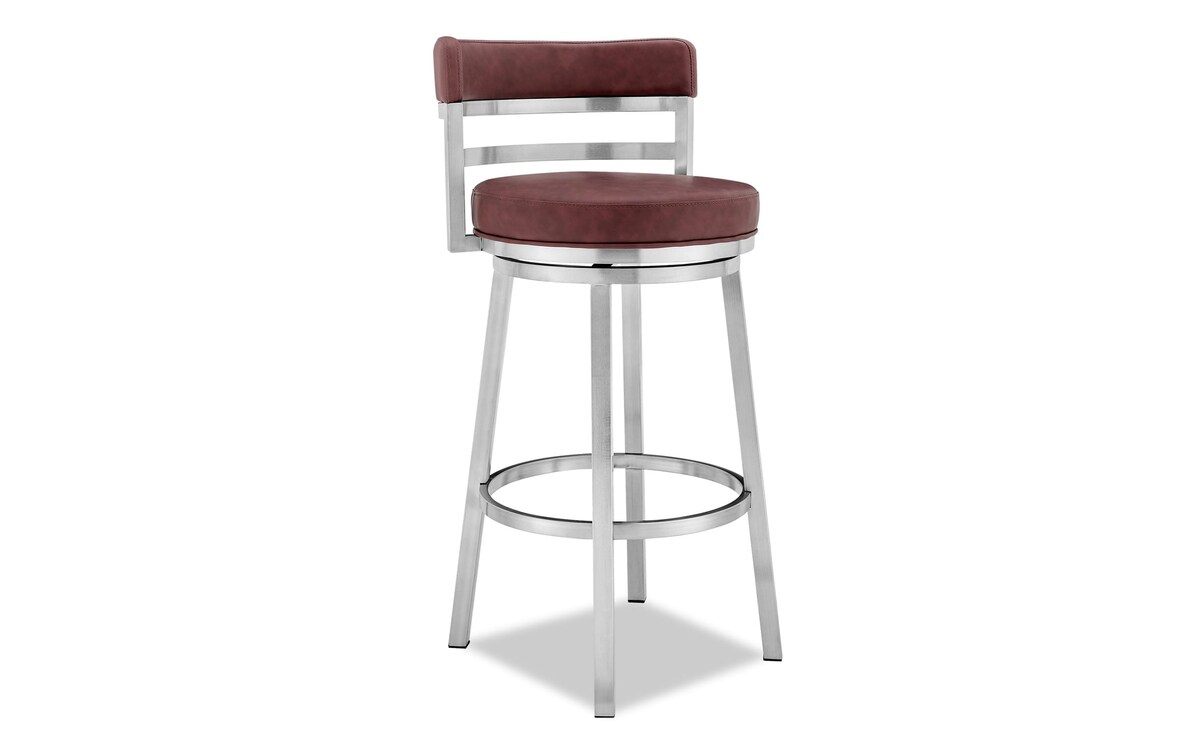 Geoffery Red Counter Stool | red_color