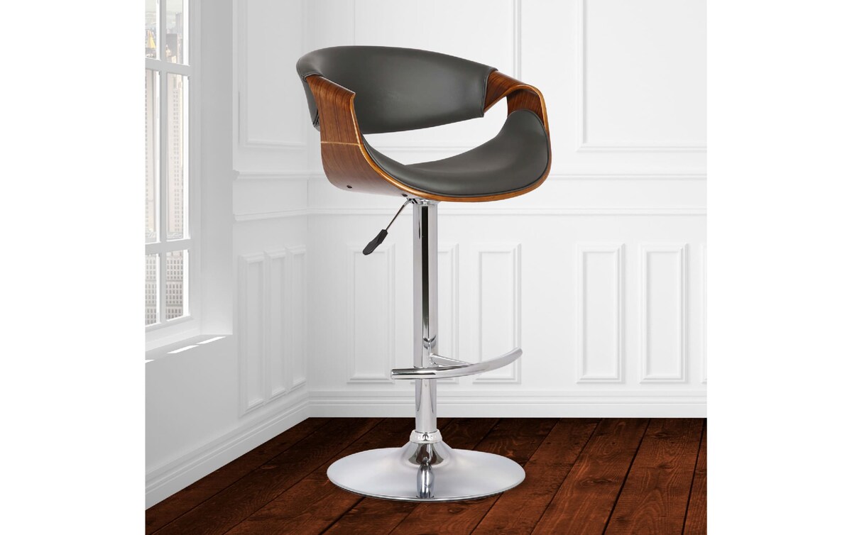 Rafe Gray Adjustable Bar Stool | gray_color