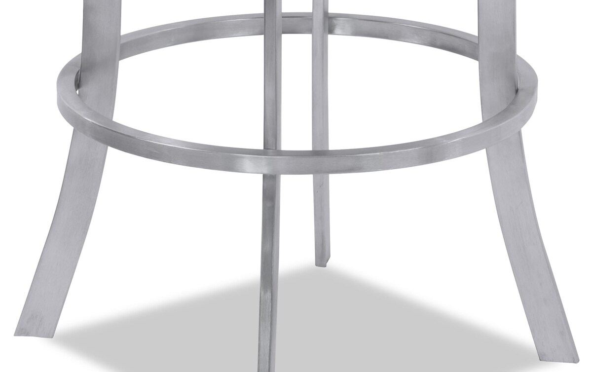 Skye Black & Silver Counter Stool | black_color