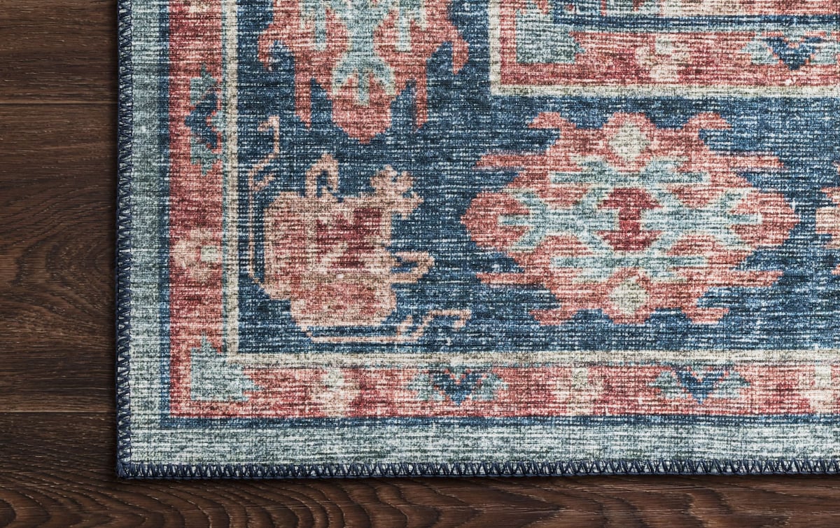 Geritt 3'6'' x 5'6'' Teal Rug | 3-x-5